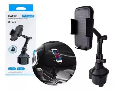 Suporte Celular Veicular Porta Copo LE-072 IT-BLUE - Suporte para Celular - Magazine Luiza