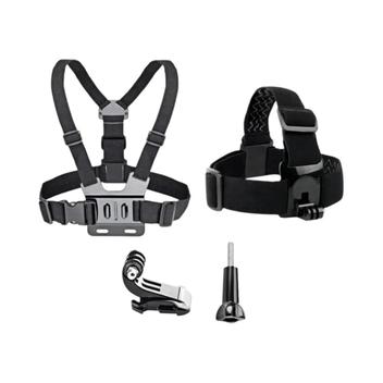 Suporte de Cinto de Cabeça e Peitoral J-Hook para GoPro Hero 12/11/10/9 ...