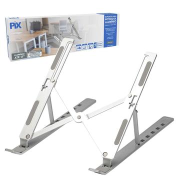 Suporte De Notebook Universal Ergonômico Aluminio 6 Posições - PIX ...