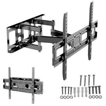 Suporte De Tv Articulado Para Parede Painel Madeira Dry Wall Mxt 32 A ...