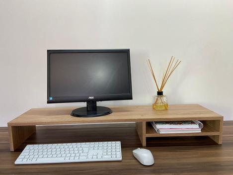 Suporte Dois Monitor Gamer Mesa Setup Home Office - Freitas Decorções ...