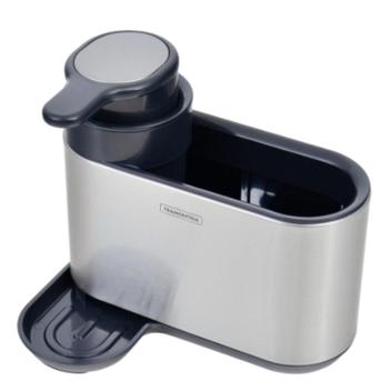 Suporte Esponja com Dosador de Sabão Tramontina 250 ml - Suporte para ...