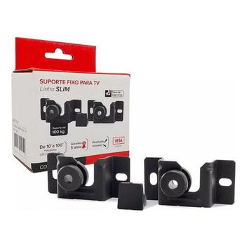 Suporte Fixo Tv Led Lcd 20 24 32 40 42 50 55 60 71 100 Polegadas LG ...