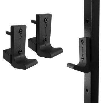 Suporte Gancho Profissional P/ Barra Power Rack 50x50mm Musculação ...