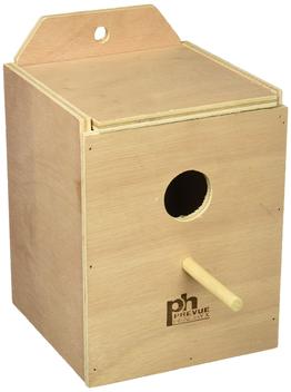 Suporte interno Nest Box PH Prevue Hendryx Wood para Lovebird - Porta e ...
