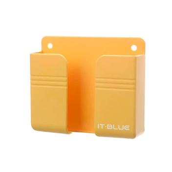 Suporte Multiuso De Parede Para Celular Controle Plástico Amarelo - IT ...