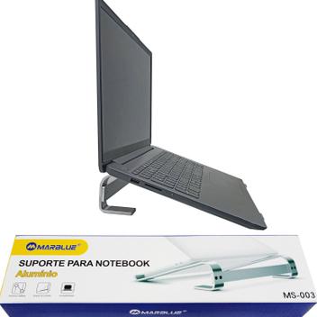 Suporte para Notebook Metálico Alumínio - Marblue - Suporte para ...