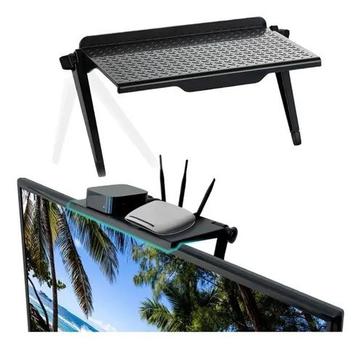 Suporte Prateleira Articulada Para Tv Digital DVD Conversor Modem ...