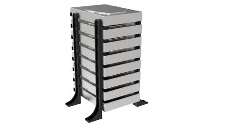Suporte Rack Externo Vertical Até 8 Hd/ssd Organizador Mesa - PEKO ...