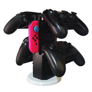 Suporte Torre 5 em 1 Controle Fone Headphone Nintendo Switch Xbox PS ...