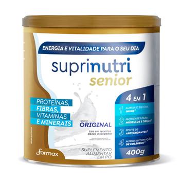 Suprinutri Sênior Suplemento Alimentar 4 em 1 Sabor Original 400g ...