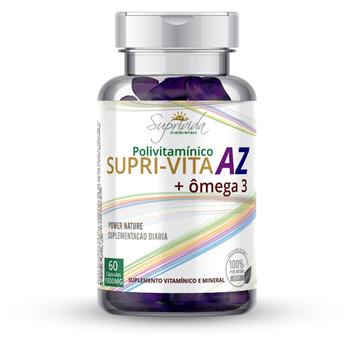 Suprivita Poli AZ - Polivitamínico AZ + Ômega 3 1000mg - 60 cápsulas ...
