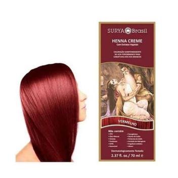 Surya Henna Creme - Coloração Semipermanente Vegana 70ml - 15 Tons ...