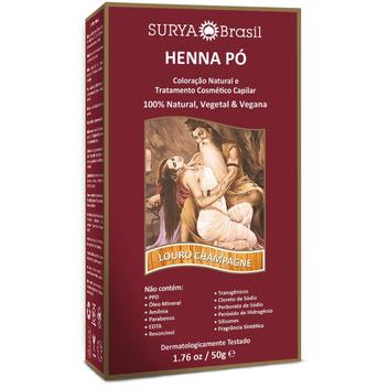 Surya Henna em Pó - Coloração Vegetal 50g - 9 Tons - Surya Brasil ...