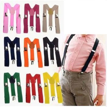 Suspensório Infantil Regulador Elástico Liso Social Unisex Pajem 80 Cm ...