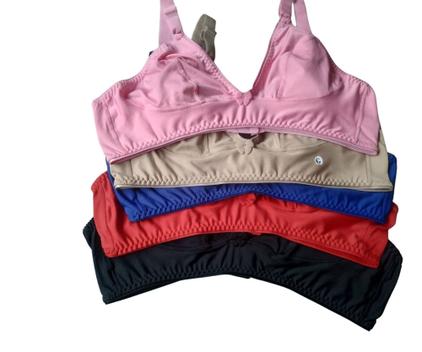 Sutiã Soutien Sutia Sem Bojo Plus Size Reforçado Lycra Tradicional ...