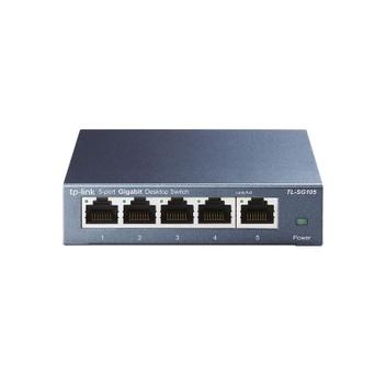 Switch Ethernet Roteador Tp Link Tl Sg105 5 Portas 10 100 1000Mbps - Tp ...