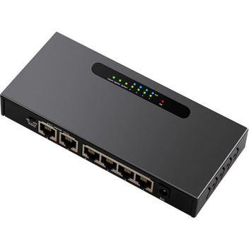 Switch Gigabit Ethernet PoE Diewu - 6 Portas - Switch - Magazine Luiza