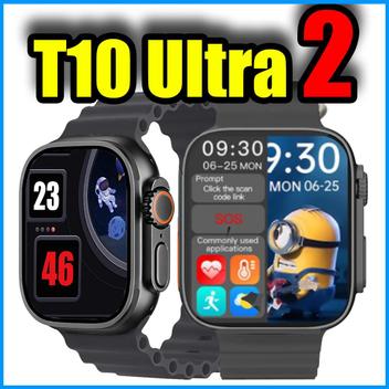 T10 Ultra 2 Smartwatch Com Foto Personalizada e Controle de gestos ...