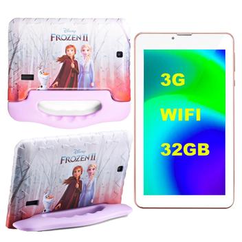 Tablet 32Gb Wifi Rosa M7 3G Tela 7Pol + Capa Infantil Frozen ...