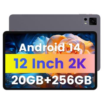 Tablet Azeyou 12 Polegadas Android 14 - 20GB RAM + 256GB ROM - WiFi 5G ...