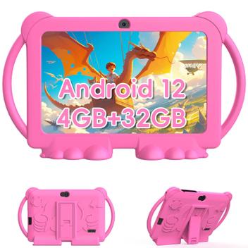 Tablet BYANDBY 2024 Kids Android 12 de 7 polegadas 4 GB+32 GB com capa ...
