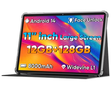 Tablet COLORROOM 2024 Android 14 atualizado de 11 polegadas 12 GB+128 ...