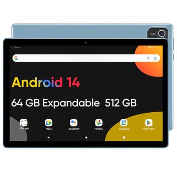 Tablet COLORROOM 2024 Android 14 de 10 polegadas 6 GB+64 GB/512 GB ...