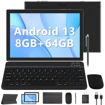 Tablet CUPEISI Android 13 10.1" - 8GB RAM + 64GB ROM com Acessórios ...