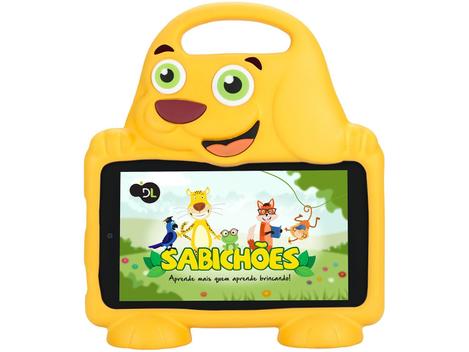 Tablet DL Drop Kids Plus 8GB 7” Wi-Fi Android - Proc. Quad Core Câmera ...