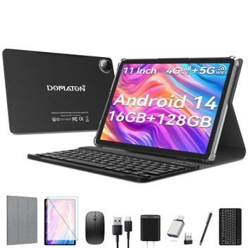 Tablet DOMATON 2025: Android 14, 11", 16 GB de RAM, 128 GB de ROM ...