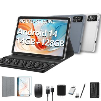 Tablet EITOMIN 2025 Android 14 - 10 Polegadas, 4G, 128GB + 14GB ...