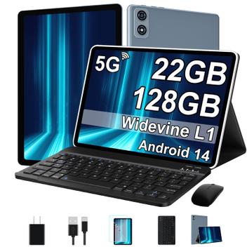 Tablet FEZAWIO 2025 Android 14 de 10 polegadas 22 GB RAM 128 GB ROM ...