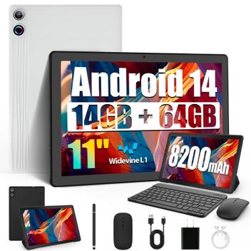Tablet HiGrace de 11 polegadas Android 14 Octa-Core 14 GB/64 GB branco ...
