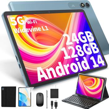 Tablet HISORL Android 14 10 polegadas 24 GB+128 GB 1 TB 8000mAh 5G ...
