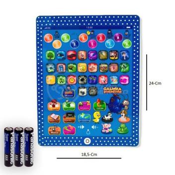 Tablet Infantil Galinha Pintadinha Multifunções Educativo Ensina ...