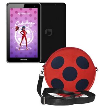 Tablet Infantil Positivo Ladybug Twist Tab + Tela 7'' 64GB + 2GB ram ...