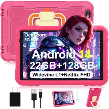 Tablet JUEDUR 2025 Android 14 10 polegadas 22 GB+128 GB +1 TB de metal ...