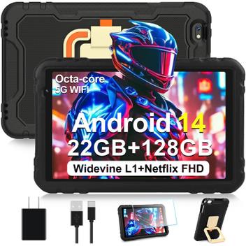 Tablet JUEDUR 2025 Android 14 10 polegadas 22 GB+128 GB +1 TB Metal ...