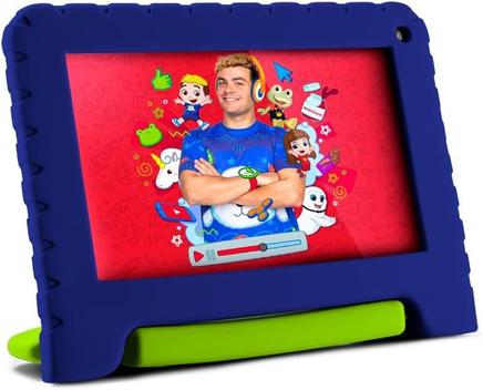 Tablet Luccas Neto 64GB 4GB Ram 7" Android 13 Com Kids Space ...