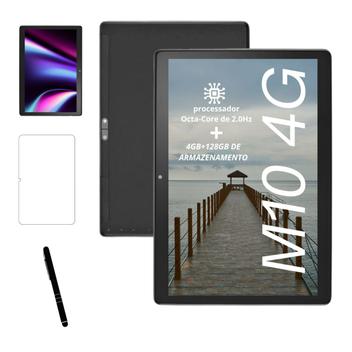 Tablet M10 4G Wi-fi 128GB 4GB (64+64 GB) Com Caneta e Película HD ...