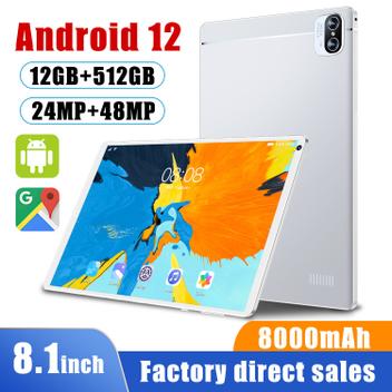 Tablet M12 de 8,1 polegadas: 12 GB de RAM, 512 GB de ROM, rede 5G - JYS ...