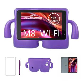 Tablet M8 Wi-Fi 64GB 6GB 8" Com Capa Infantil acompanha película e ...