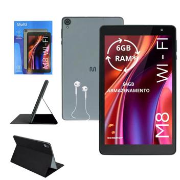 Tablet M8 Wi-Fi 64GB 6GB Ram 8" Octa Core Android 13 NB426 - Multilaser ...