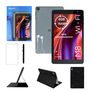 Tablet M8 Wi-Fi 64GB 6GB Ram 8' Octa Core + Caneta e Película de Vidro ...