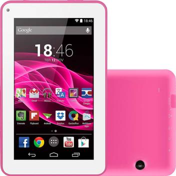 Tablet Multilaser M7S Plus WiFi Tela 7 Memória 8GB Rosa - Tablet ...