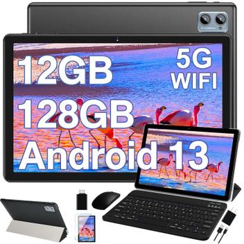 Tablet Oangcc 2025 Android 13 de 10,1 polegadas 12 GB RAM 128 GB ROM ...