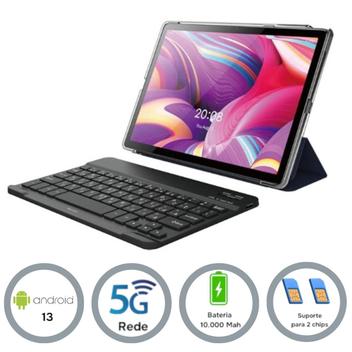 Tablet Pc Android 13 6gb Ram 256gb Teclado E Caneta 5g - Mili - Tablet ...