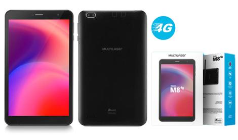 Tablet Preto M8 4G Android 11 32gb WIFI Bluetooth 8 polegadas 2gb ram ...