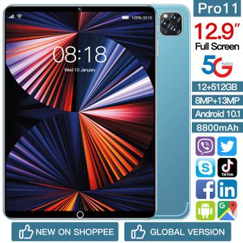 Tablet Pro11: 12 GB de RAM, 512 GB de ROM 4K de 10,9" Android 10.1 ...